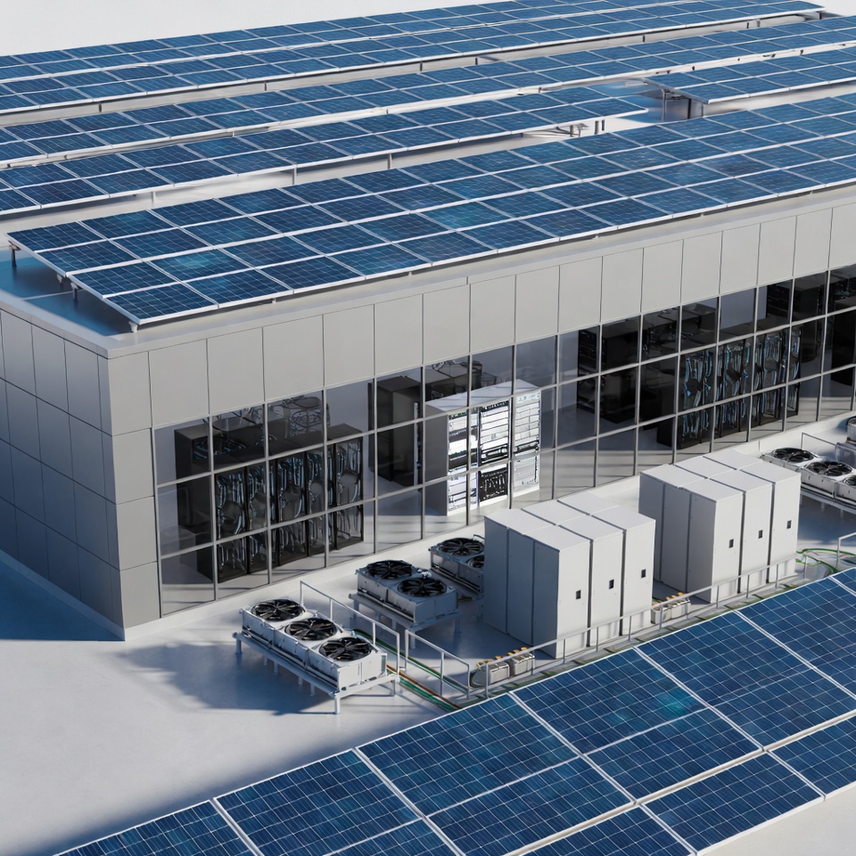 Monetize Solar Energy with Renewable-Powered Data Centers